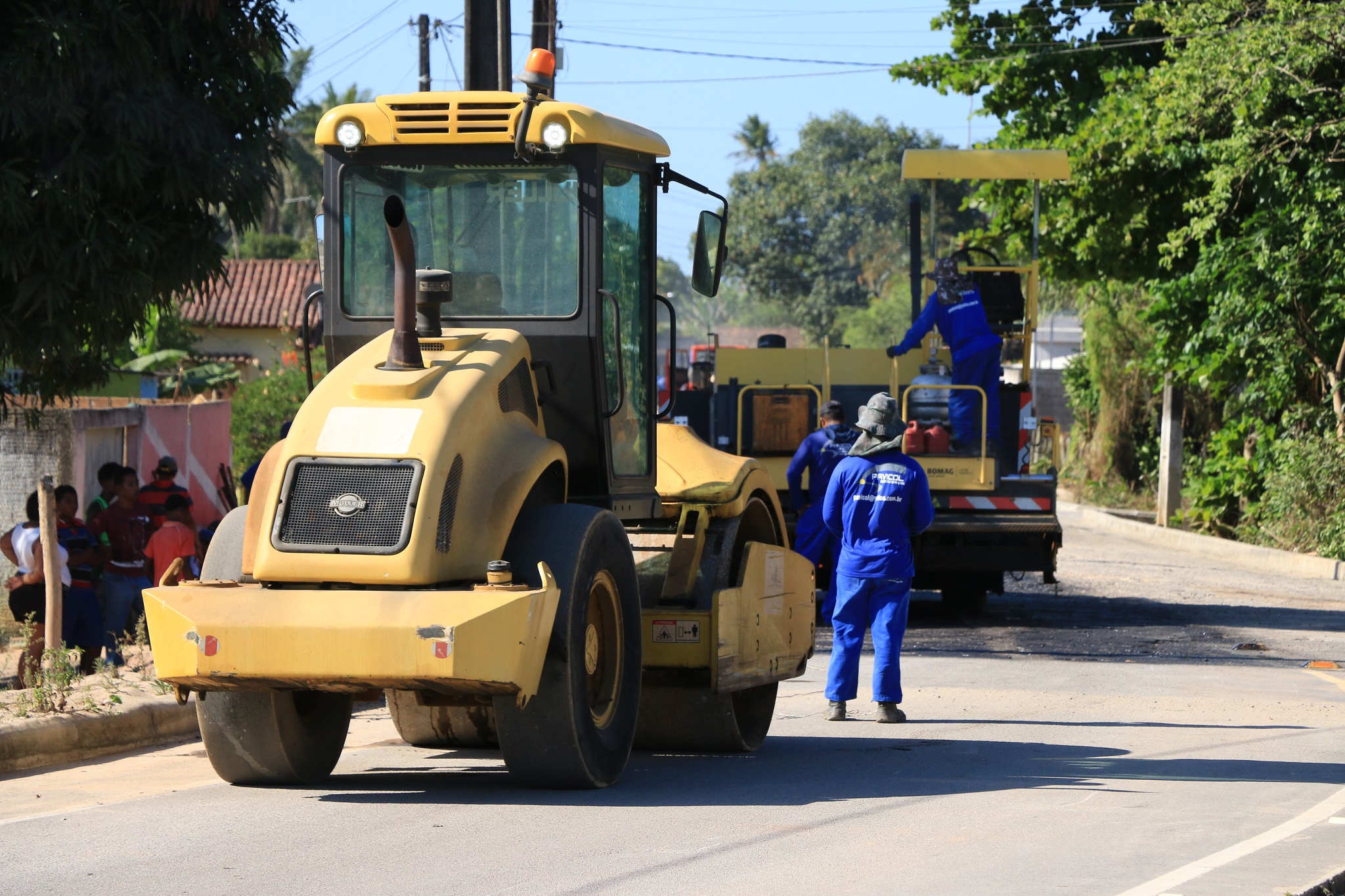 Iniciado o asfaltamento do trecho da BR-418 até a antiga Estação ...